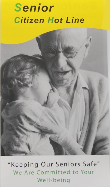 Senior Citizen Hot Line "Keeping Our Seniors Safe"